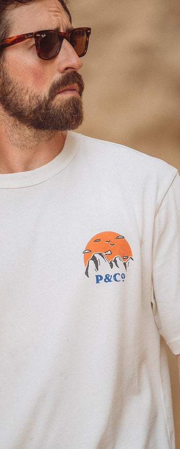 Explore our men's t-shirt collection at P&Co, including hand drawn ...
