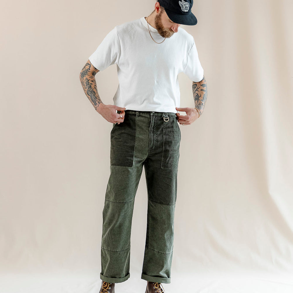 Khaki 304 Surplus Fatigue Pants | Men's Trousers & Jeans & P&Co - A ...