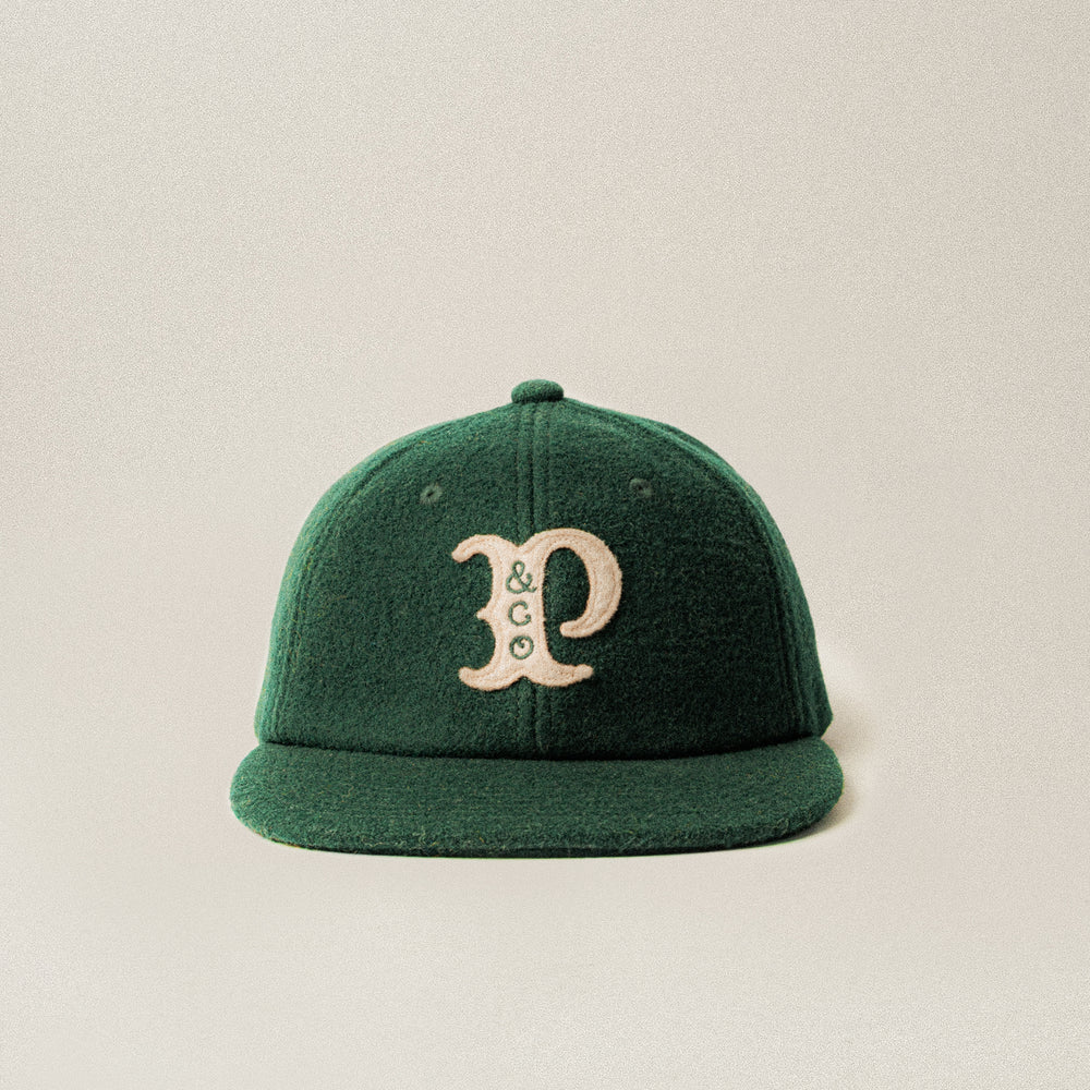 Green Varsity Wool 6 Panel Cap | Hats & Beanies & P&Co - A Mindset For ...